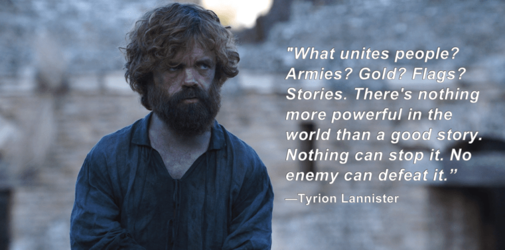 A belated GoT post on the power of story from a behind-the-times ...